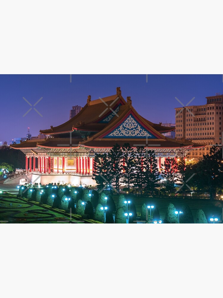 "Taipei National Concert Hall at night" Poster for Sale by WorldScenery ...