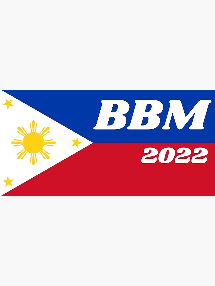 "BongBong Marcos 2022 BBM Flag" Poster by Filmerch | Redbubble