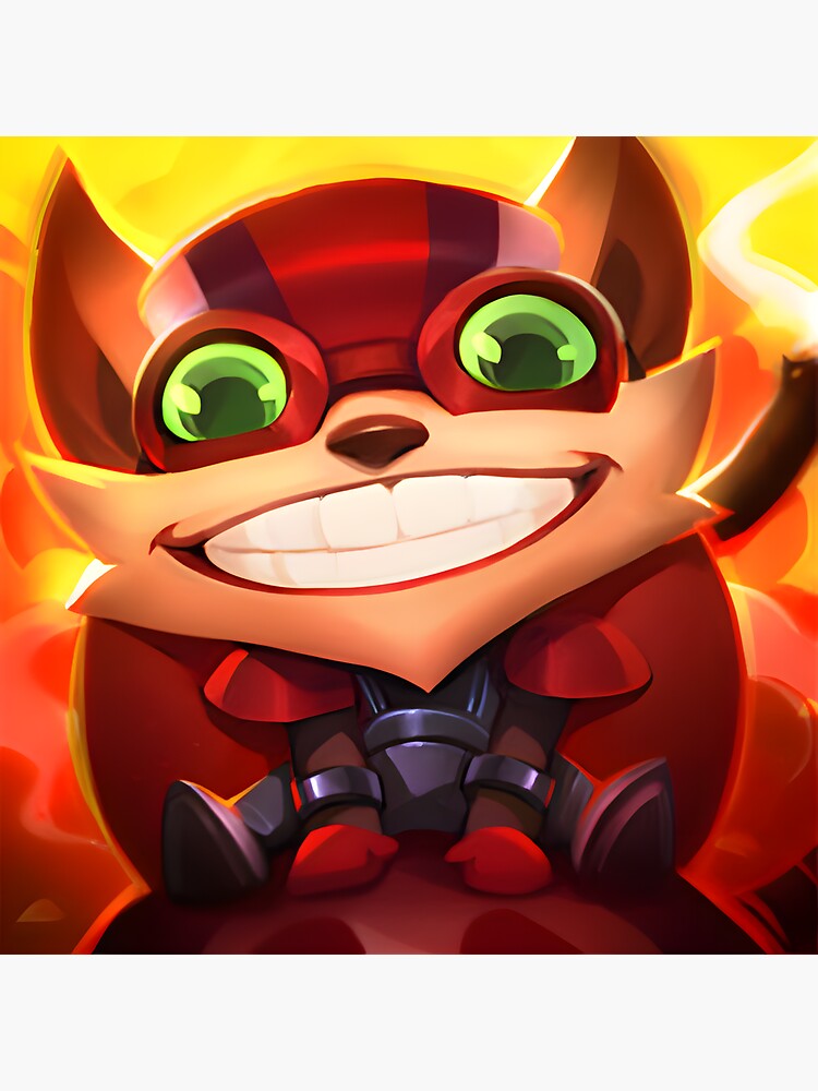 Pegatina «LoL Ziggs Champie Chibi» de ADEDIGATO | Redbubble