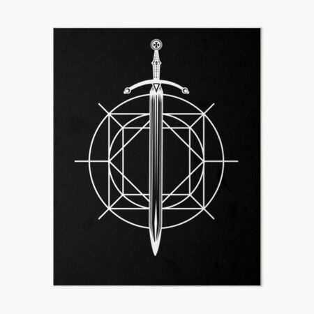 "Excalibur Sword Medieval Symbol King Arthur " Art Board Print by ...