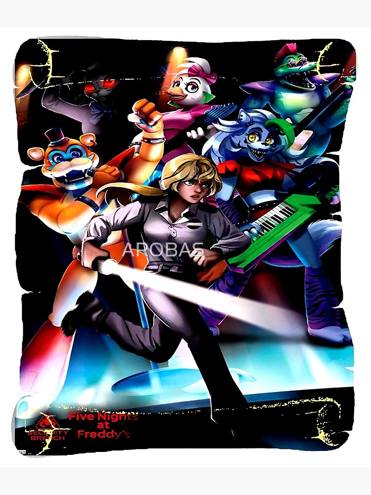 "Fnaf Security Breach" Poster for Sale by AROBAS | Redbubble