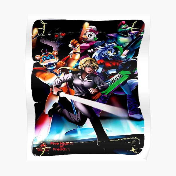 "Fnaf Security Breach" Poster for Sale by AROBAS | Redbubble