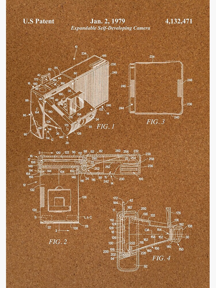 "1979 Old Vintage Camera Patent Drawing" Photographic Print for Sale by ...