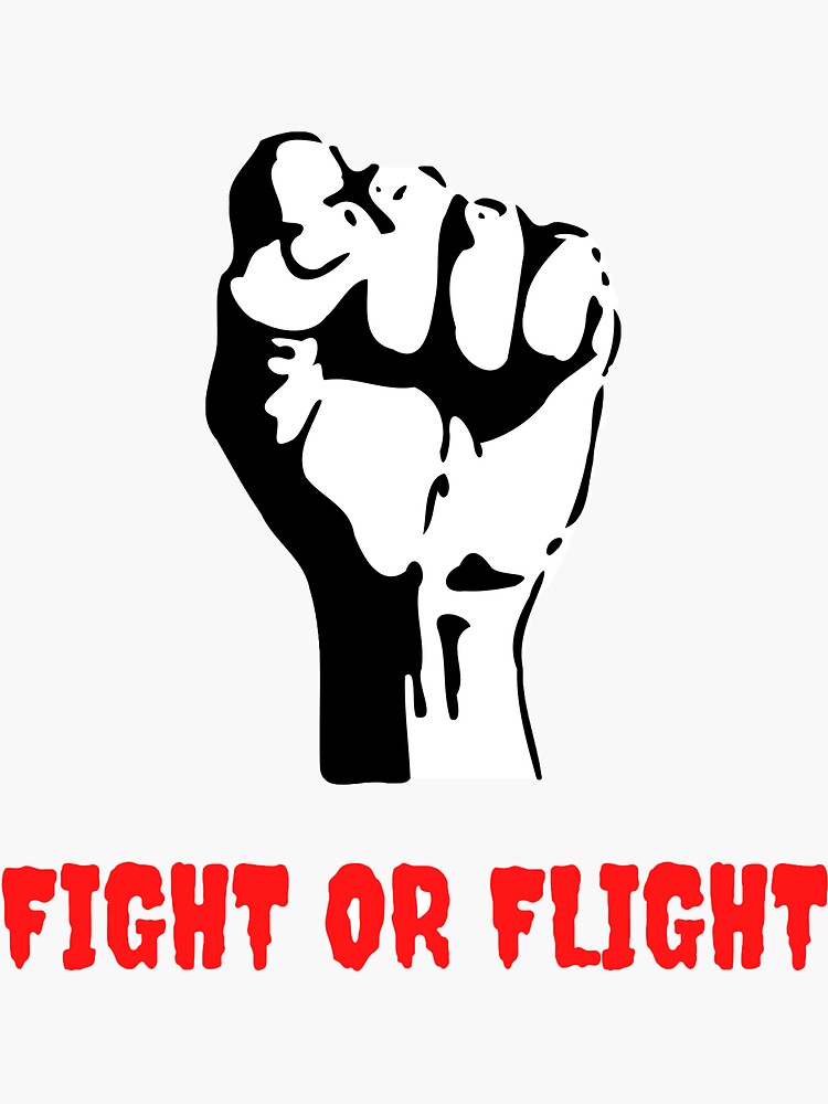 "Fight or Flight amazing Boxing - mma" Sticker by TrendyBrand19 | Redbubble