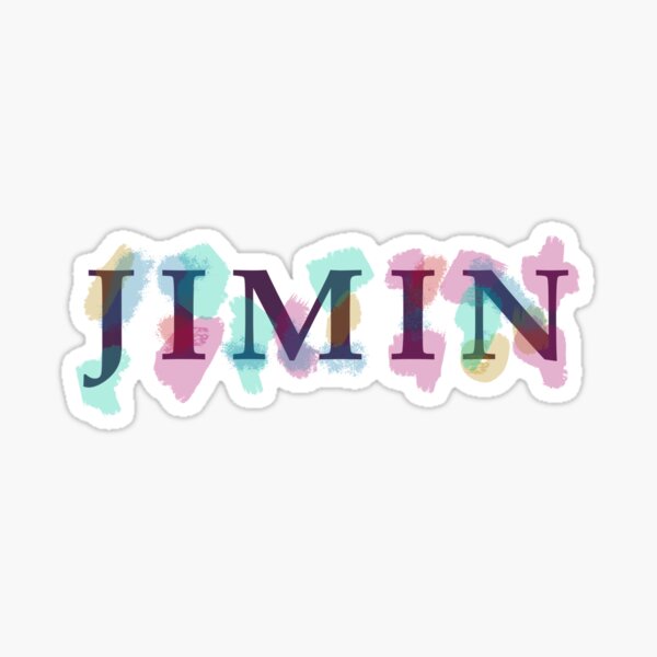 "Jimin bts" Sticker for Sale by NF90 | Redbubble