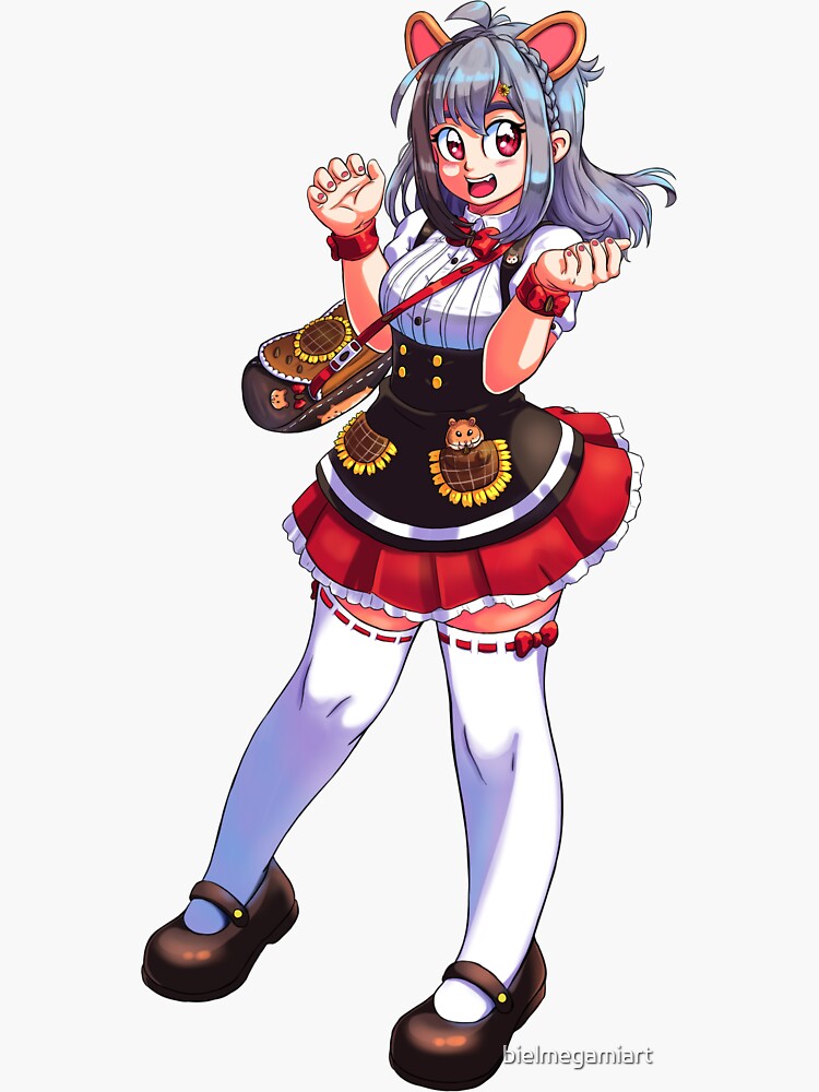 "Kirara mimi Vtuber" Sticker for Sale by bielmegamiart | Redbubble