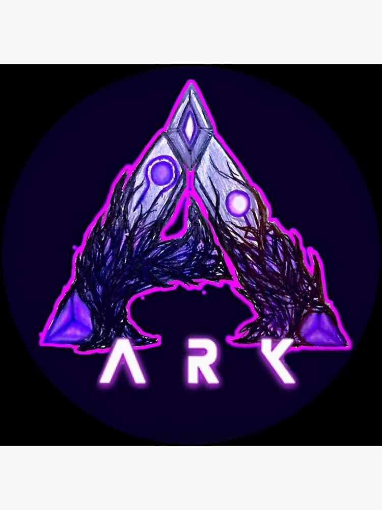 "Ark Survival Evolved Purple Video Game Logo " Canvas Print for Sale by ...