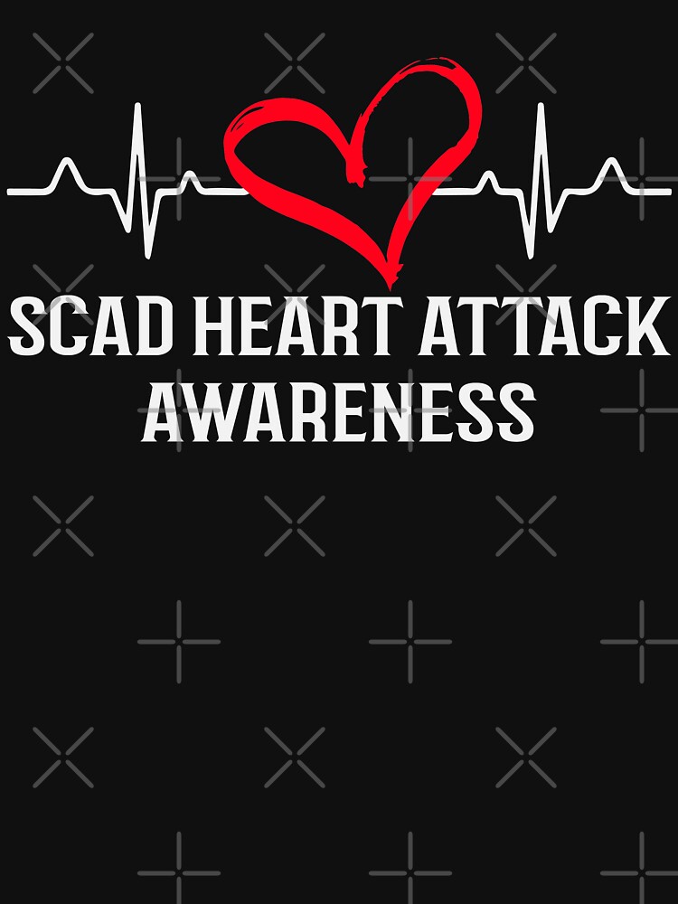 "SCAD Heart Attack Survivor Awareness" T-shirt for Sale by ...