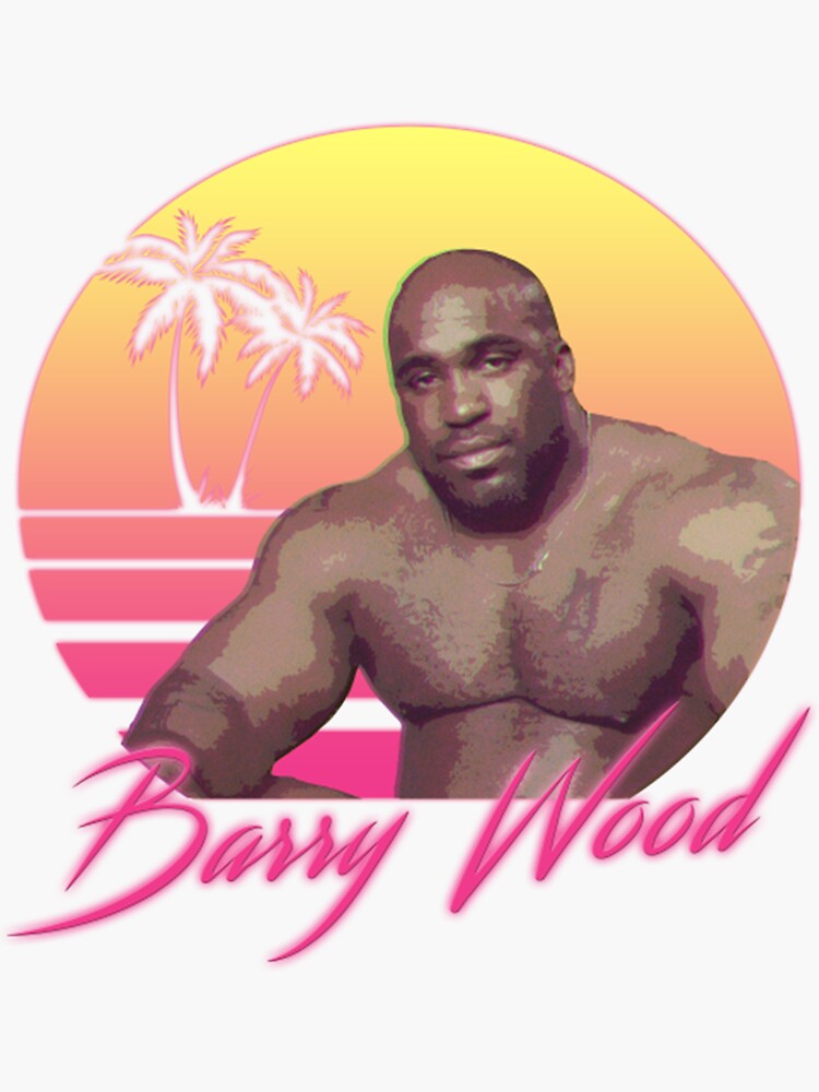 "Barry Wood T-ShirtBarry Wood Vintage Aesthetic" Sticker by FenwickLink ...