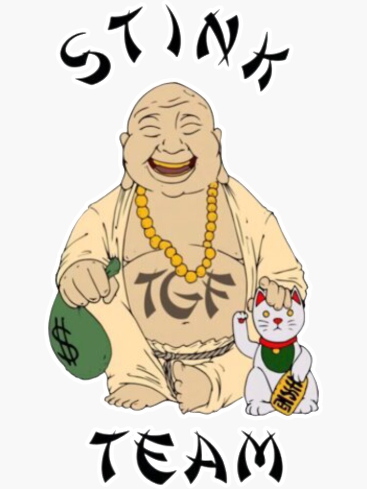 "Stink Team" Sticker by dukedelle | Redbubble