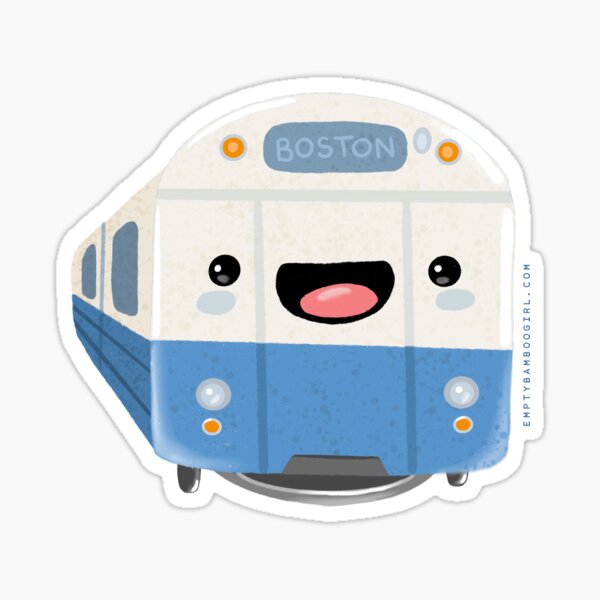 "Little Blue Line Subway" Sticker by emptybamboogirl | Redbubble