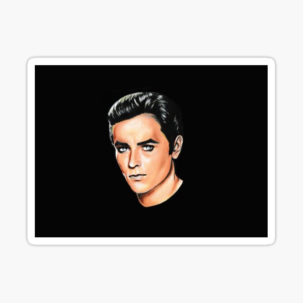 "Alain Delon" Sticker by svetlanapelin | Redbubble