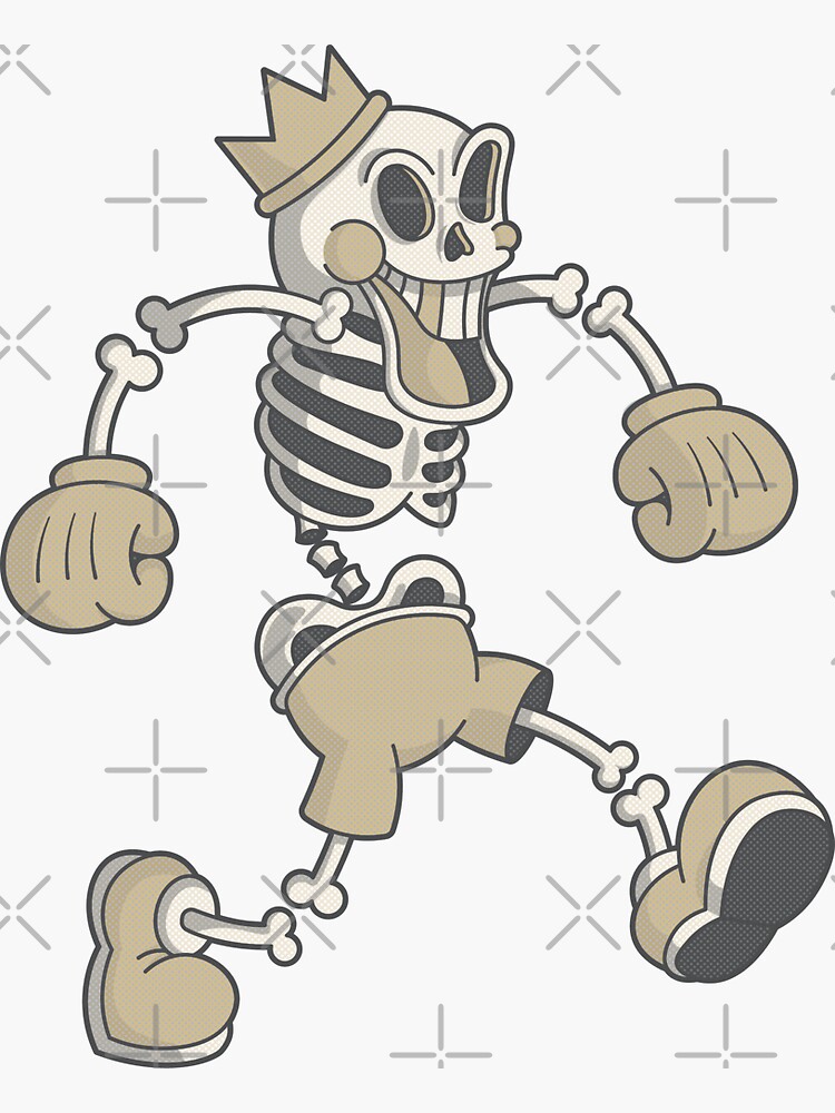 "Tiny Spooky King" Sticker by ummwhoo | Redbubble