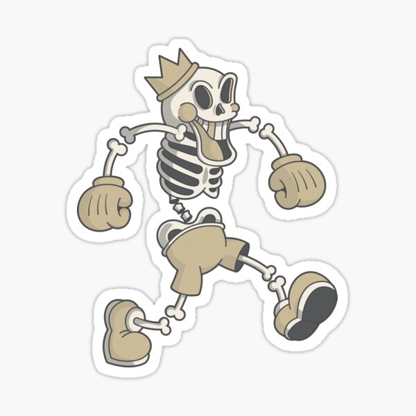 "Tiny Spooky King" Sticker by ummwhoo | Redbubble