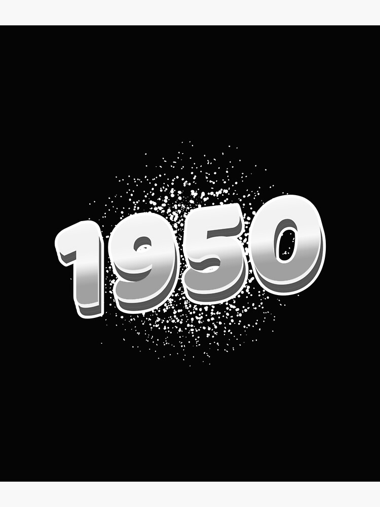 "A Year To Remember 1950" Poster for Sale by YEARTOREMEMBER | Redbubble