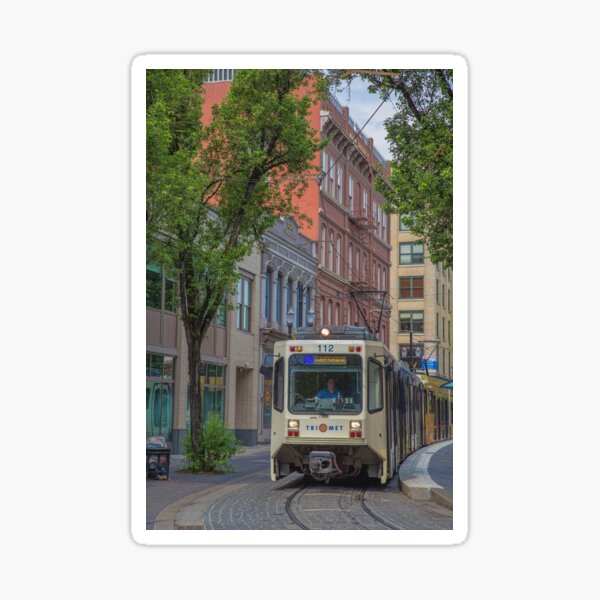 "USA. Oregon. Portland. Tram. " Sticker by vadim19 | Redbubble