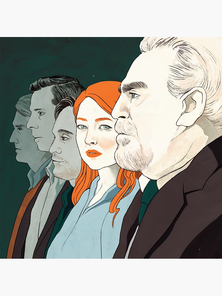 "succession" Sticker by FairyShop01 | Redbubble