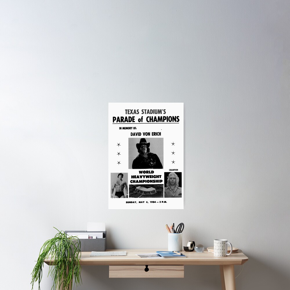 "David Von Erich Memorial Parade of Champions Promotional Poster ...