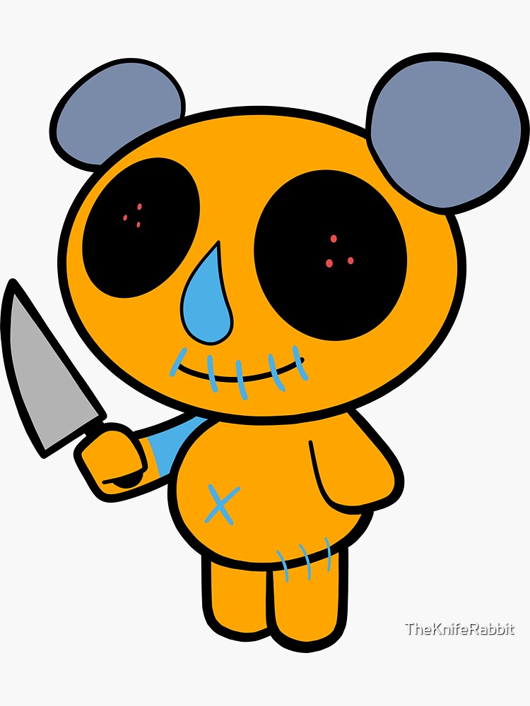 "Chibi Scumpy" Sticker for Sale by TheKnifeRabbit | Redbubble