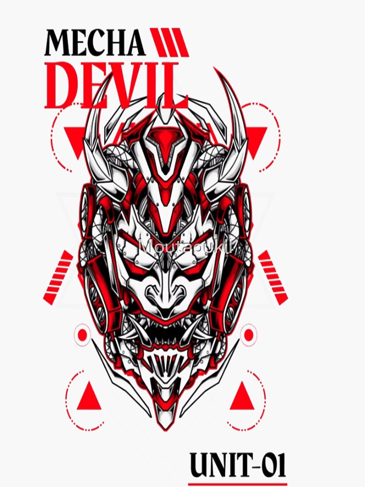 "Adeptus Mechanicus & mecha devil" Sticker for Sale by Moutaoukil ...