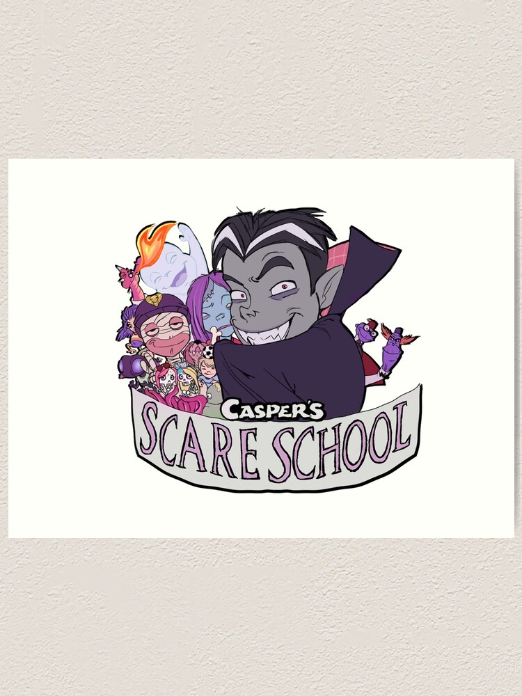 "Caper's scare school" Art Print for Sale by YaboiChimps | Redbubble