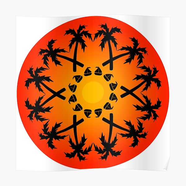 "Mandala What a Magnificent Day To Sail" Poster for Sale by ...