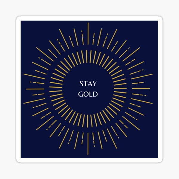 "BTS stay gold " Sticker for Sale by little-axii | Redbubble