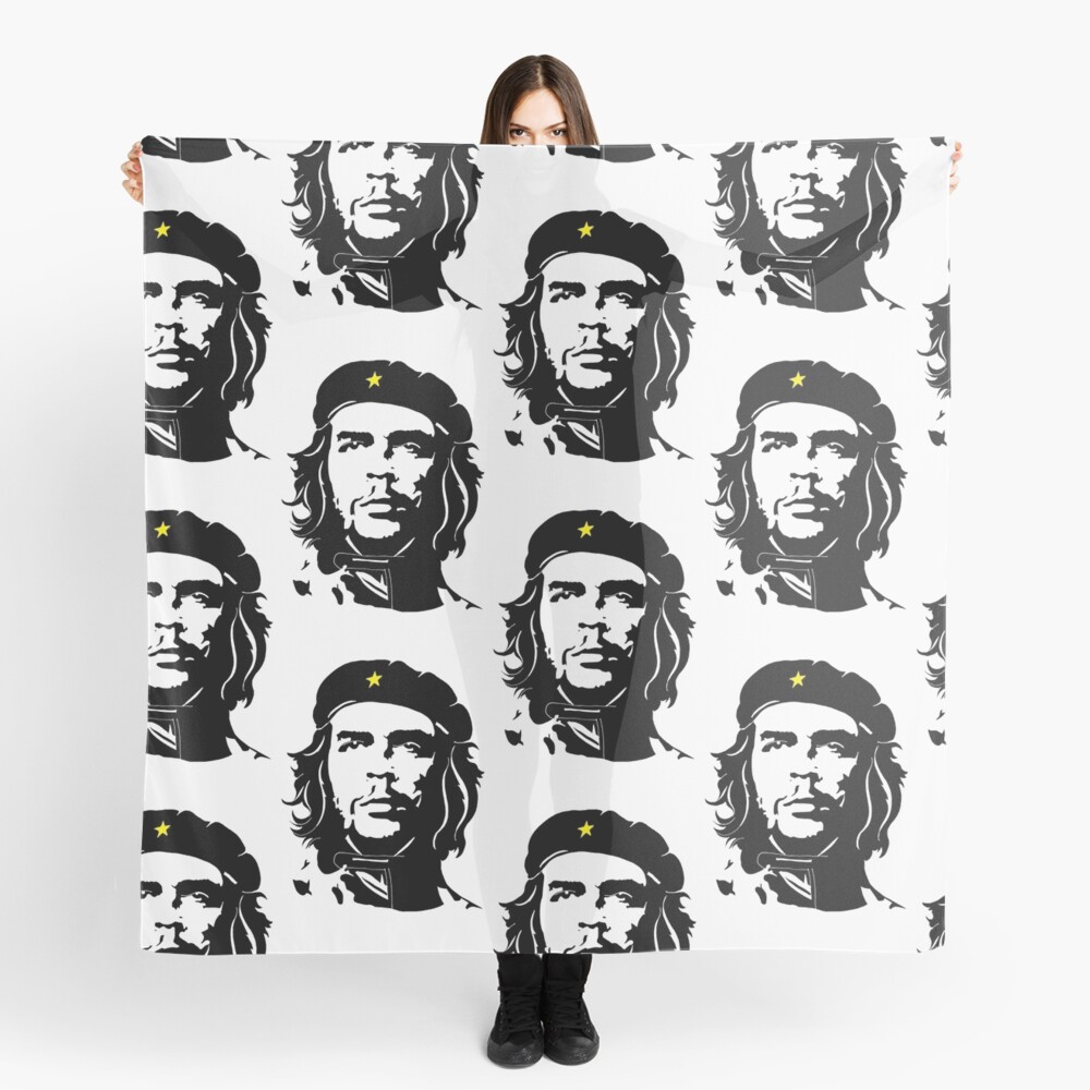 "Che Guevara in star beret" Scarf for Sale by tqueen | Redbubble
