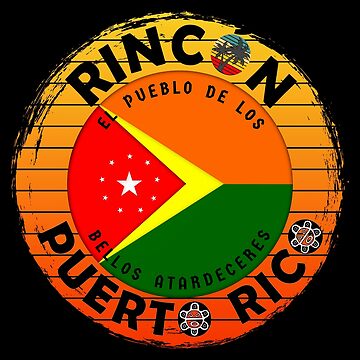 "Rincón, Puerto Rico, Bandera del Pueblo" Sticker for Sale by ...