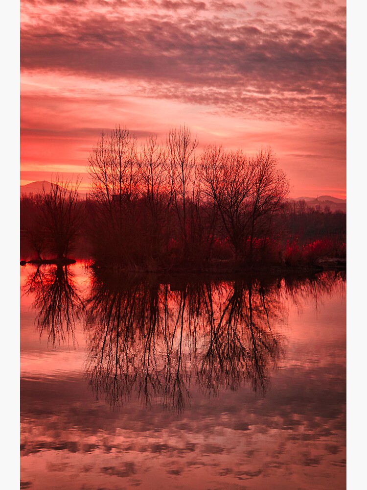 "Lake Sunset Fine Art Photography" Sticker for Sale by STIGPhotoDesign ...