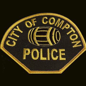 "First Style Compton Police Wagon Wheel Hub Patch " Sticker for Sale by ...