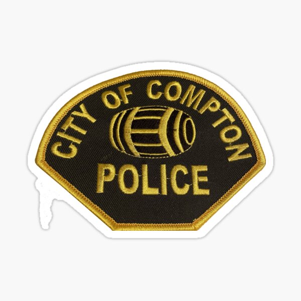 "First Style Compton Police Wagon Wheel Hub Patch " Sticker for Sale by ...
