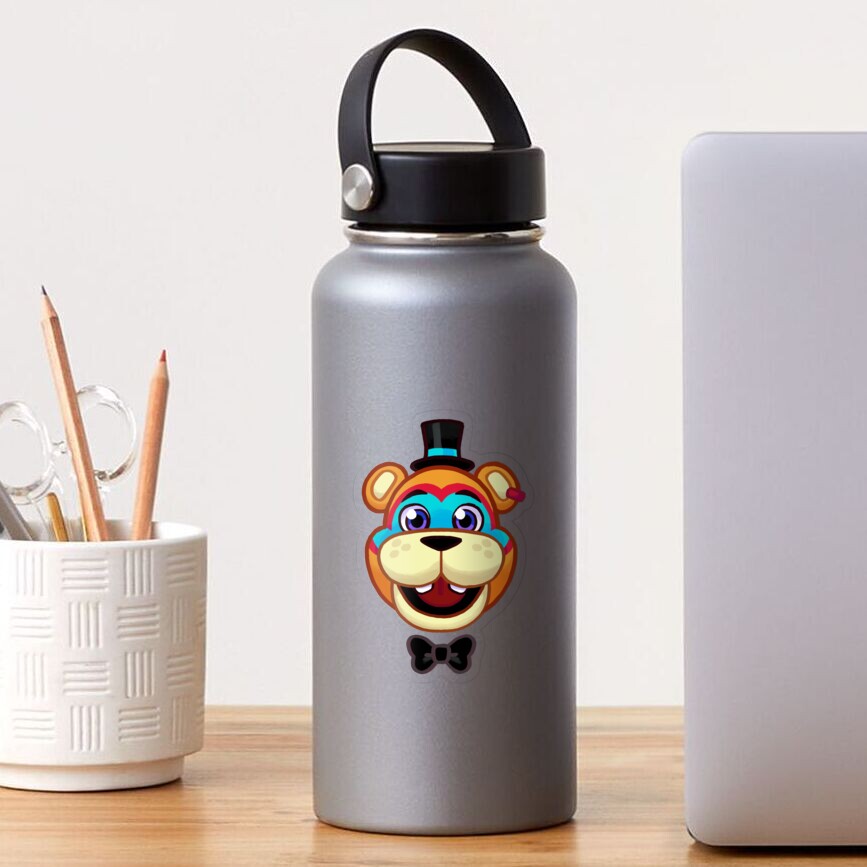 "Freddy Fazbear Face " Sticker by Maru-Chan-Shop | Redbubble