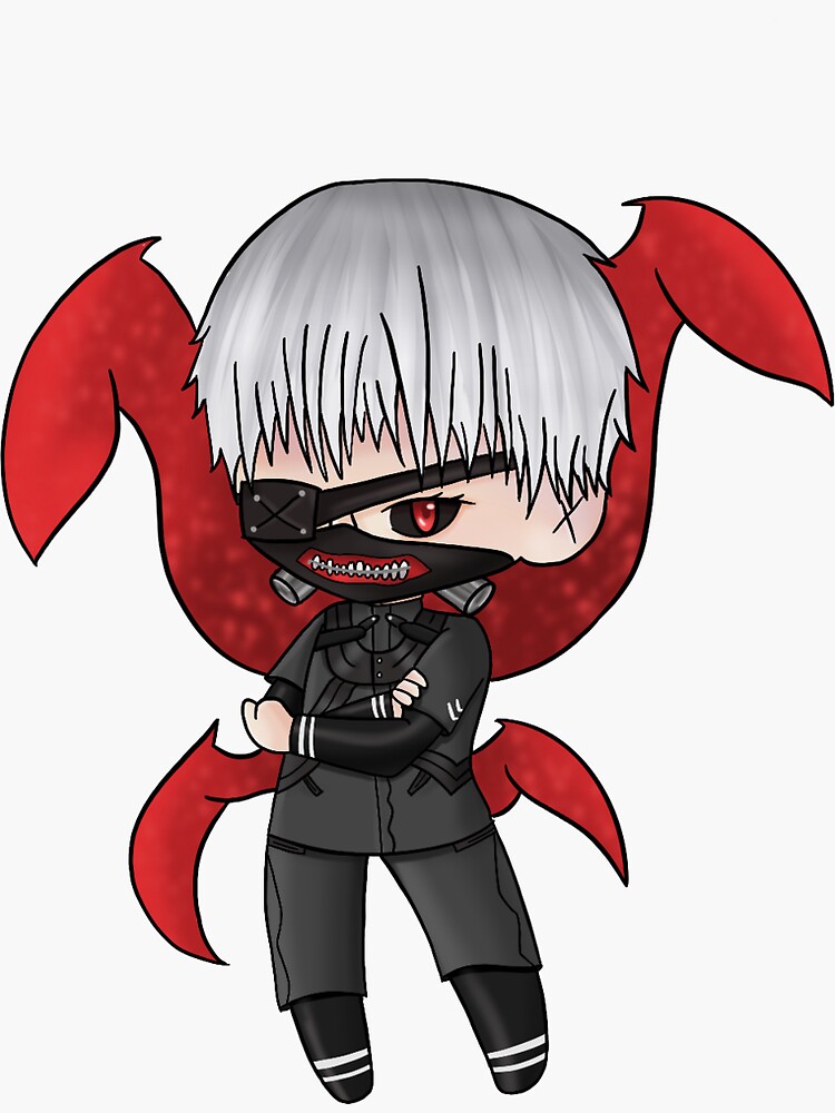 "chibi kaneki" Sticker by rinteajpeg | Redbubble