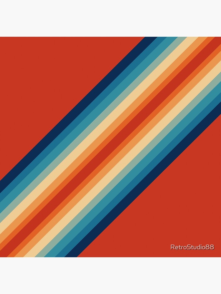 "Double rainbow retro palette 70S 60S" Art Print by RetroStudio88 ...