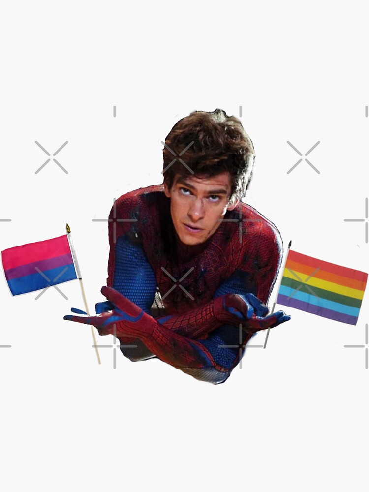 "Andrew Garfield Sticker pride Spidey " Sticker for Sale by ...