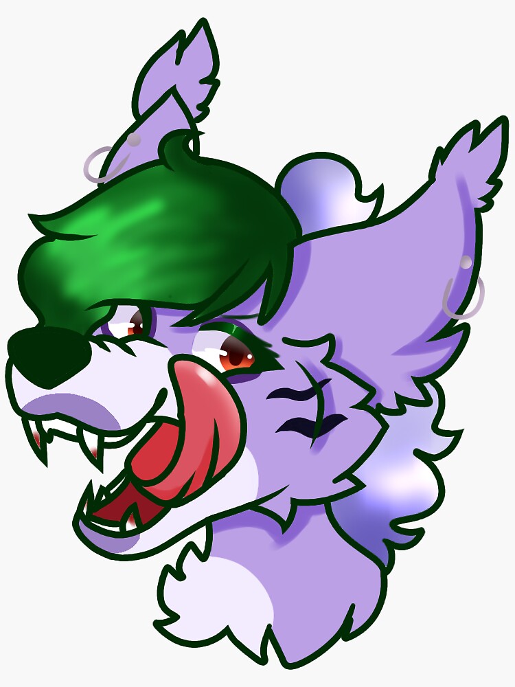 "Roxy fnaf" Sticker for Sale by furrychaos13 | Redbubble