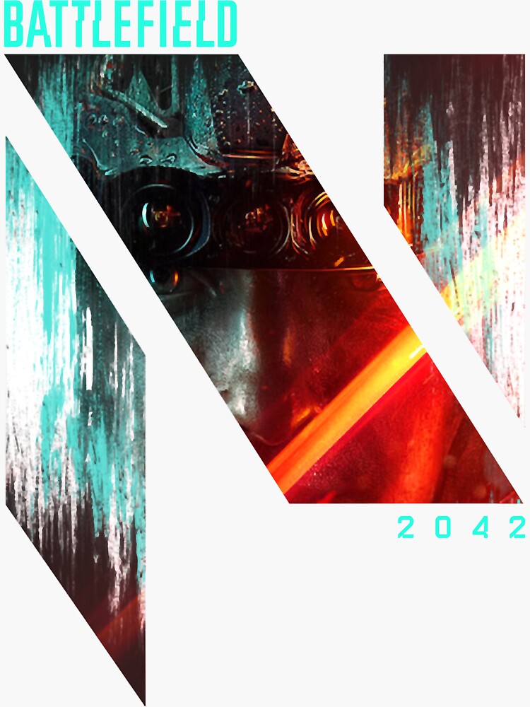 "BATTLEFIELD 2042 Essential T-Shirt.png" Sticker by MarshaCheek | Redbubble