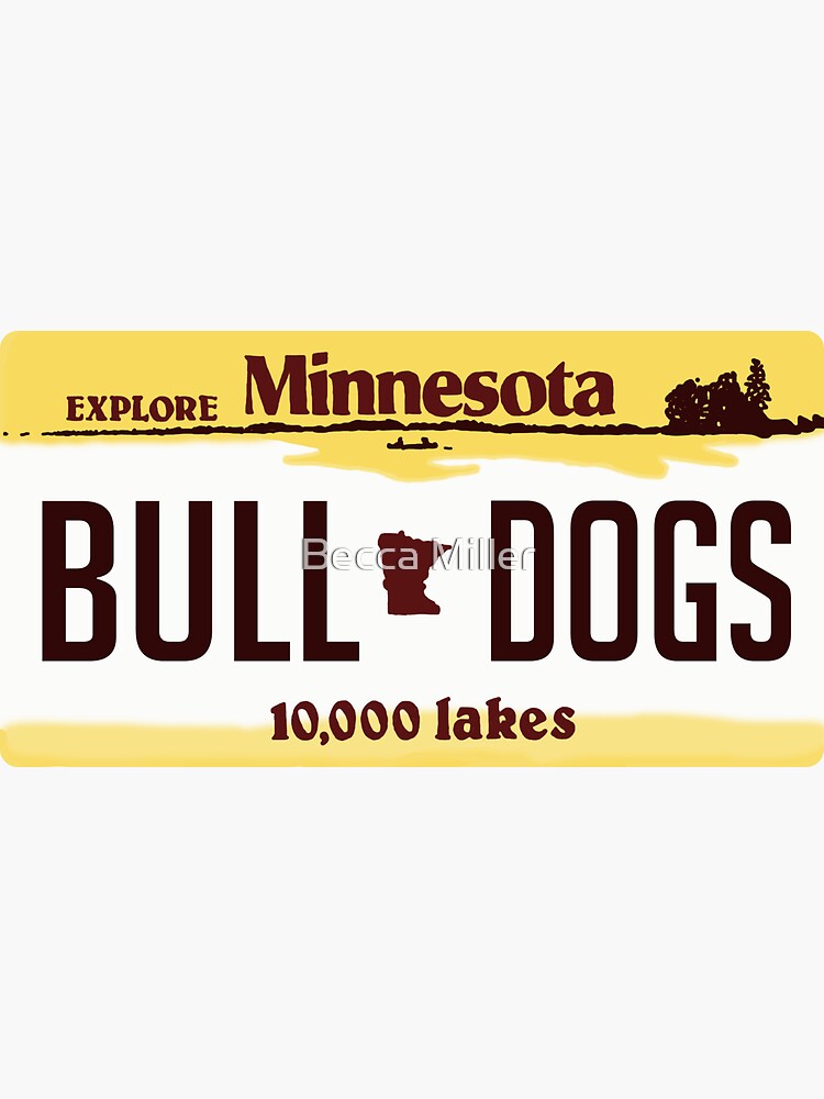 "UMD License Plate" Sticker for Sale by bagelmiller | Redbubble