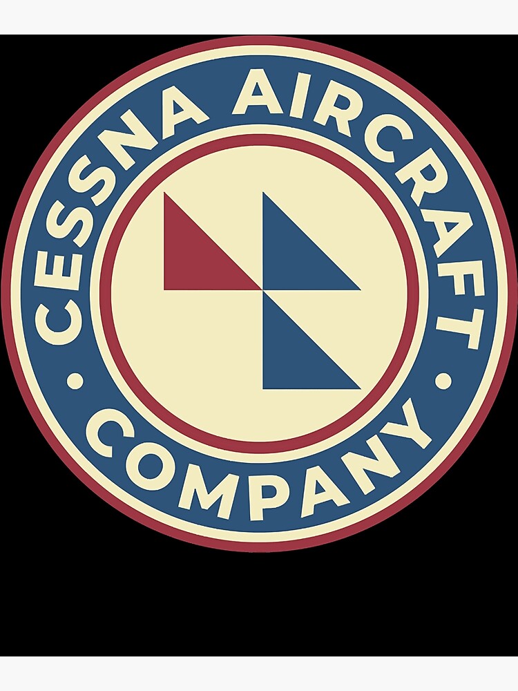 "Cessna Aircraft Company - Custom Vintage Logo Classic" Poster by ...