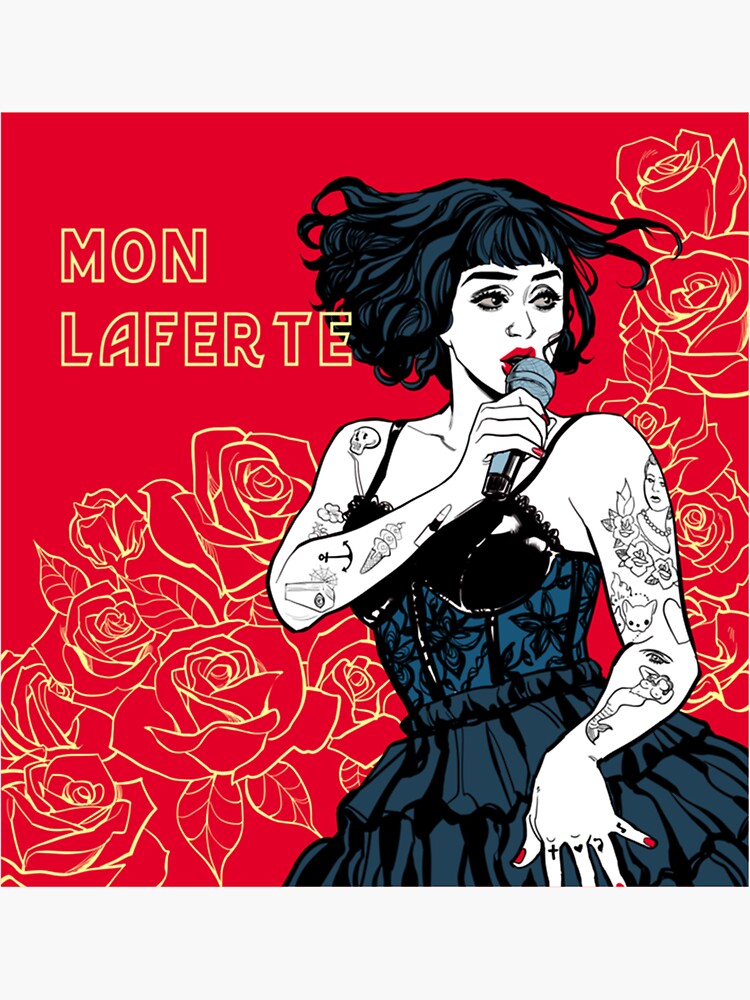 "Mon Laferte, Laferte, Mon, Mon Laferte poster" Sticker for Sale by ...