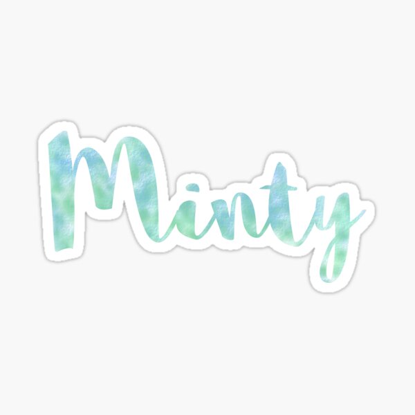 "Minty" Sticker for Sale by deerful | Redbubble