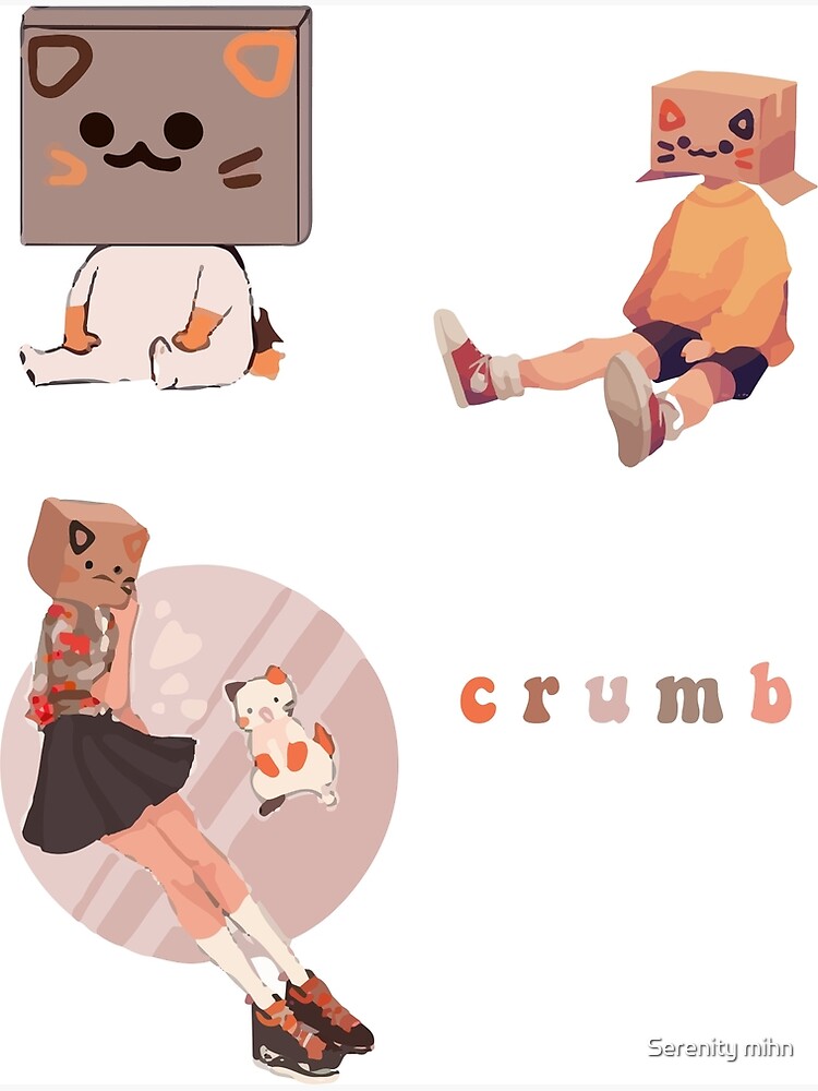 "Crumb cuptoast sticker pack|Ranboo" Art Print by manila123 | Redbubble