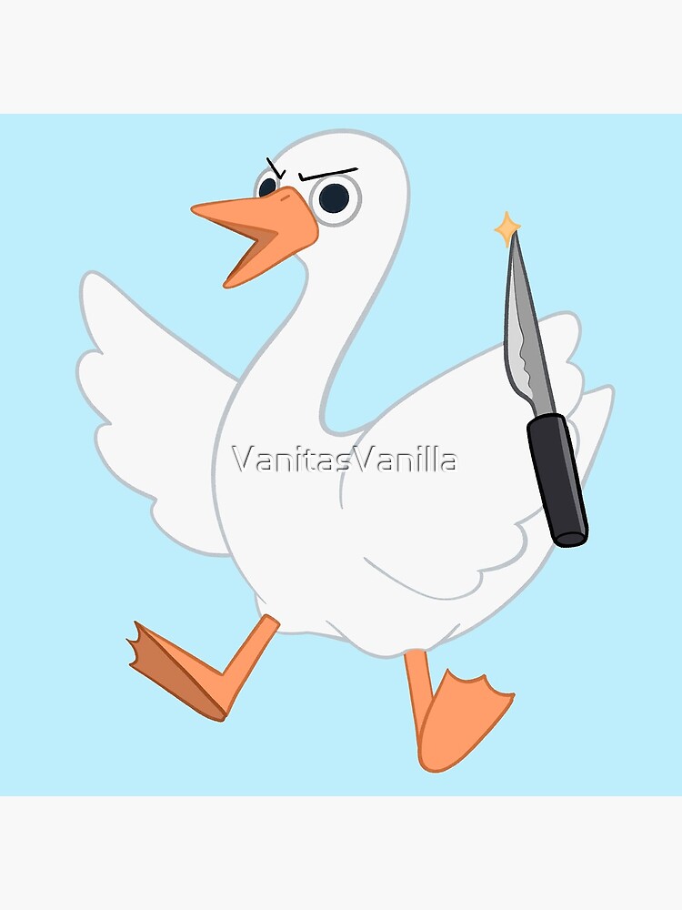 "Goose with knife" Poster for Sale by VanitasVanilla | Redbubble