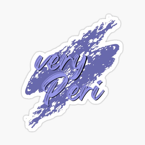 " Pantone Color Of The Year 2022, Very Peri" Sticker for Sale by ...