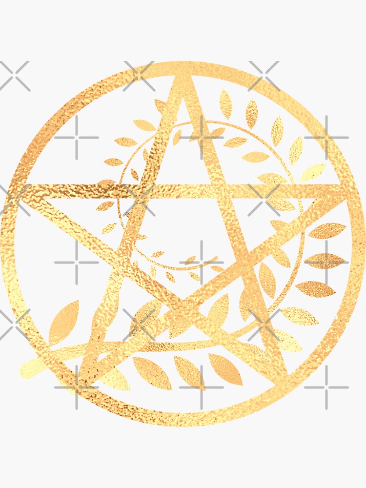 "Pentagon" Sticker for Sale by witch-wood | Redbubble