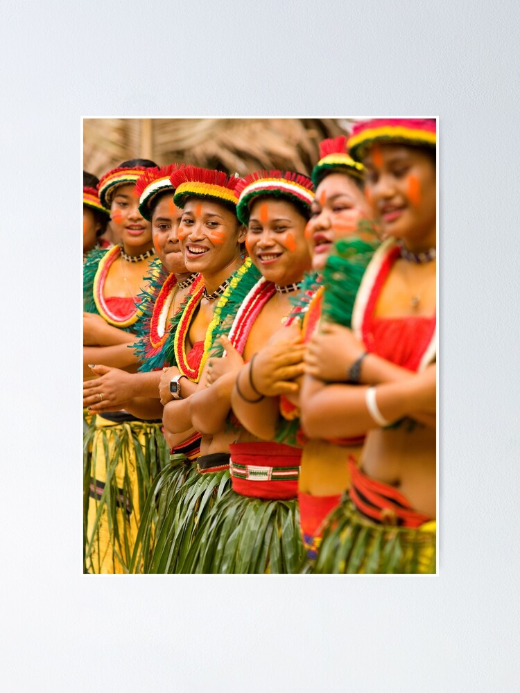 "Yapese Dancers - Pohnpei, Micronesia" Poster for Sale by Alex ...