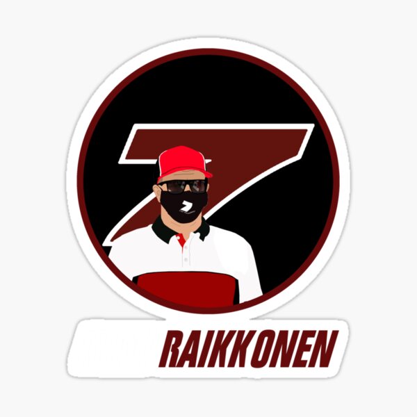 "Kimi Raikkonen F1 " Sticker for Sale by DLPrintingzs | Redbubble