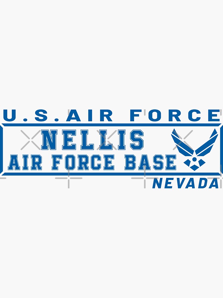 "Nellis Air Force Base" Sticker for Sale by BennyRamirez | Redbubble