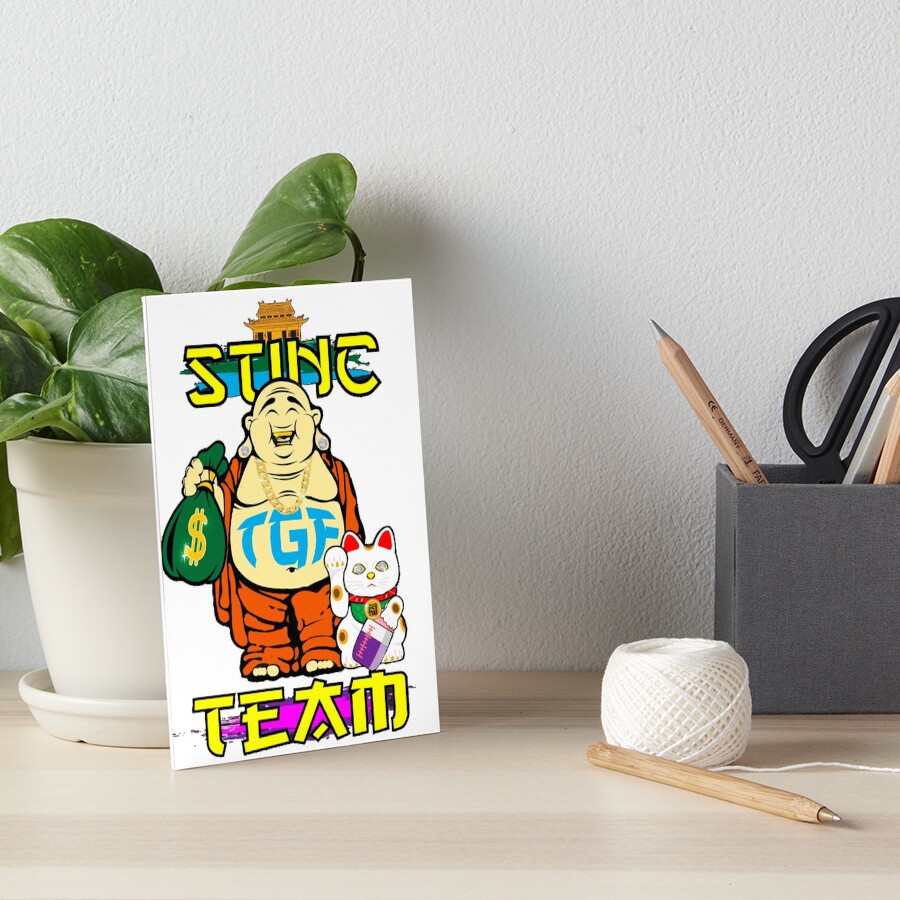 "STINC TEAM" Art Board Print by Art-Bubble100 | Redbubble